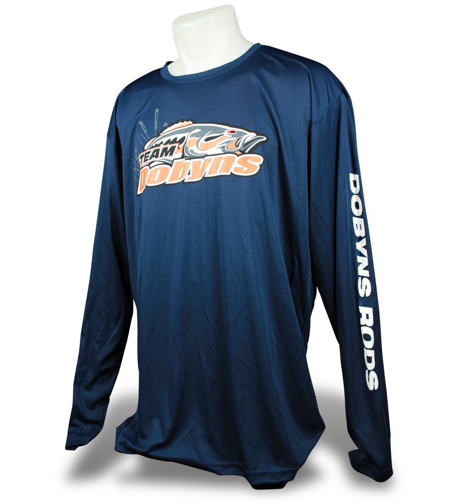 Black with Blue logo-Cotton - Dobyns Rods