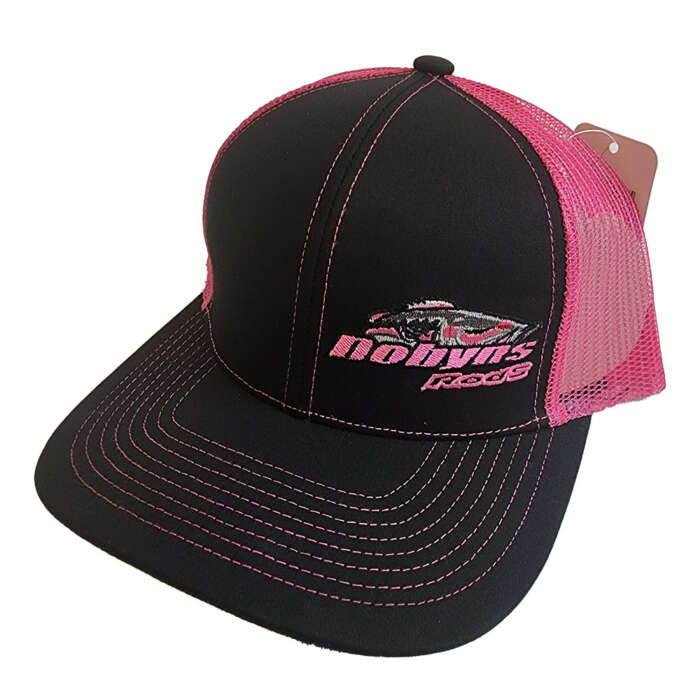 Black with Pink mesh Small Pink logo - Dobyns Rods